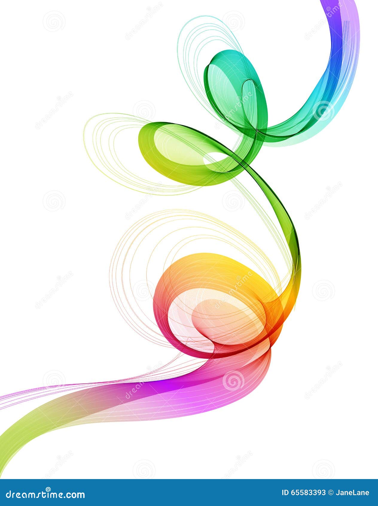 Abstract Colorful Background with Wave Stock Vector - Illustration of ...
