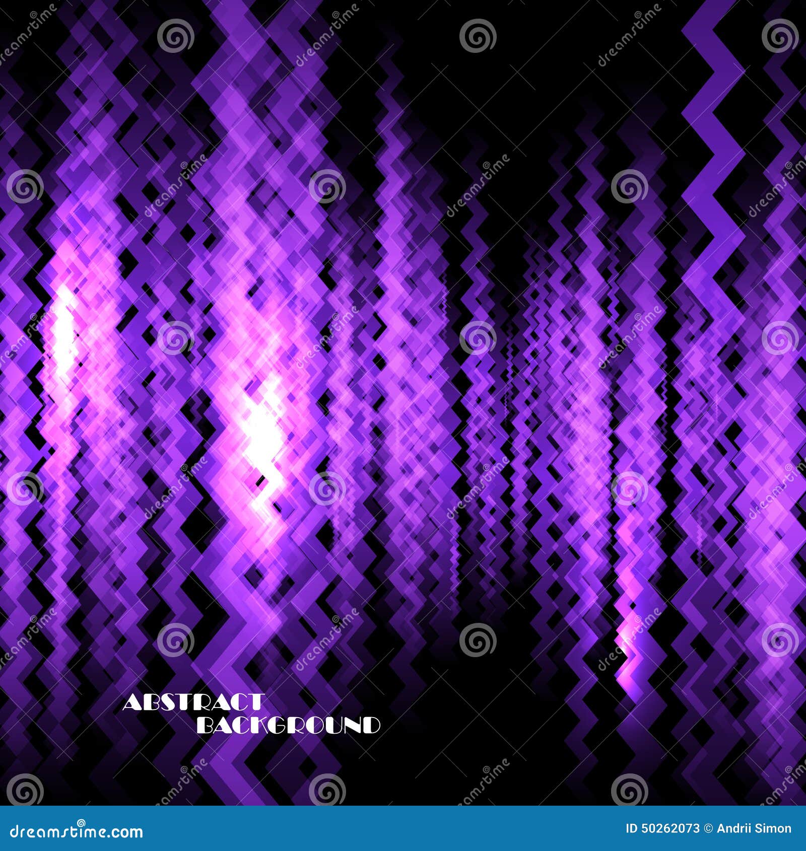 Abstract Colorful Background with Zig Zag Lines Stock Vector ...