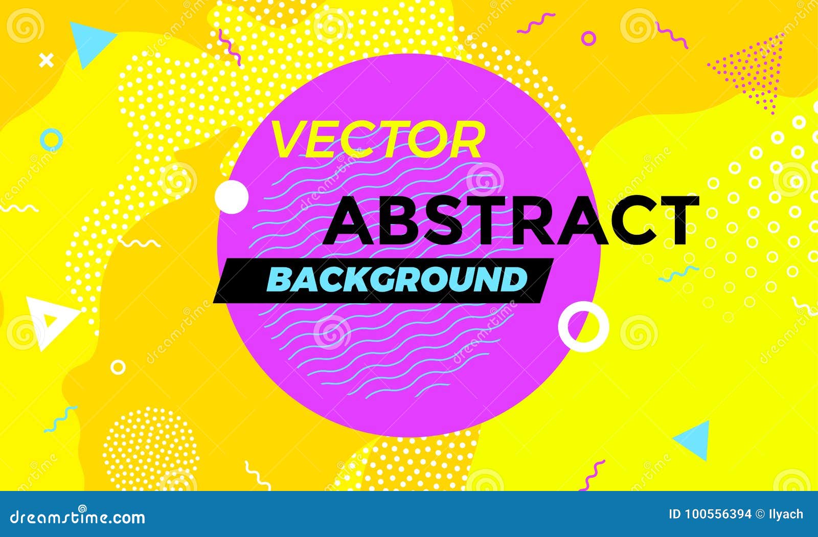 Abstract Colorful Banner Background Fun Texture Overlay Geometric ...