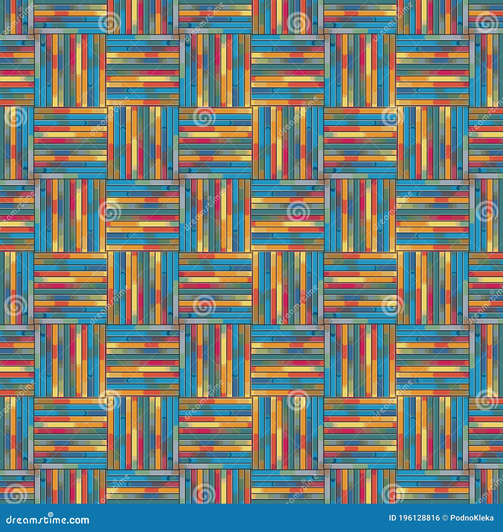 Abstract Colorful Basketweave Vector Background Texture Pattern Stock ...