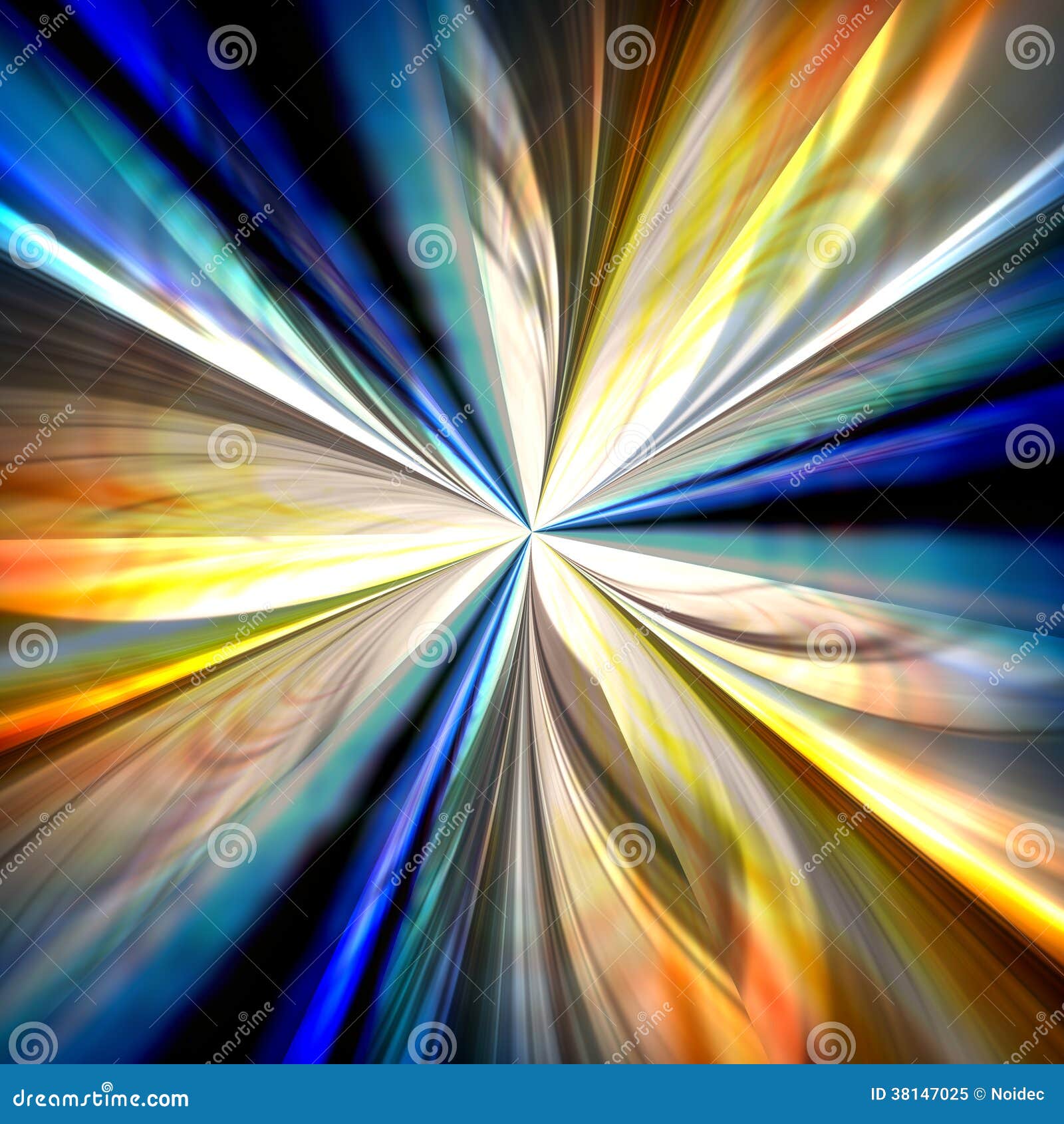 Abstract Colorful Beam of Light Background. Stock Illustration ...