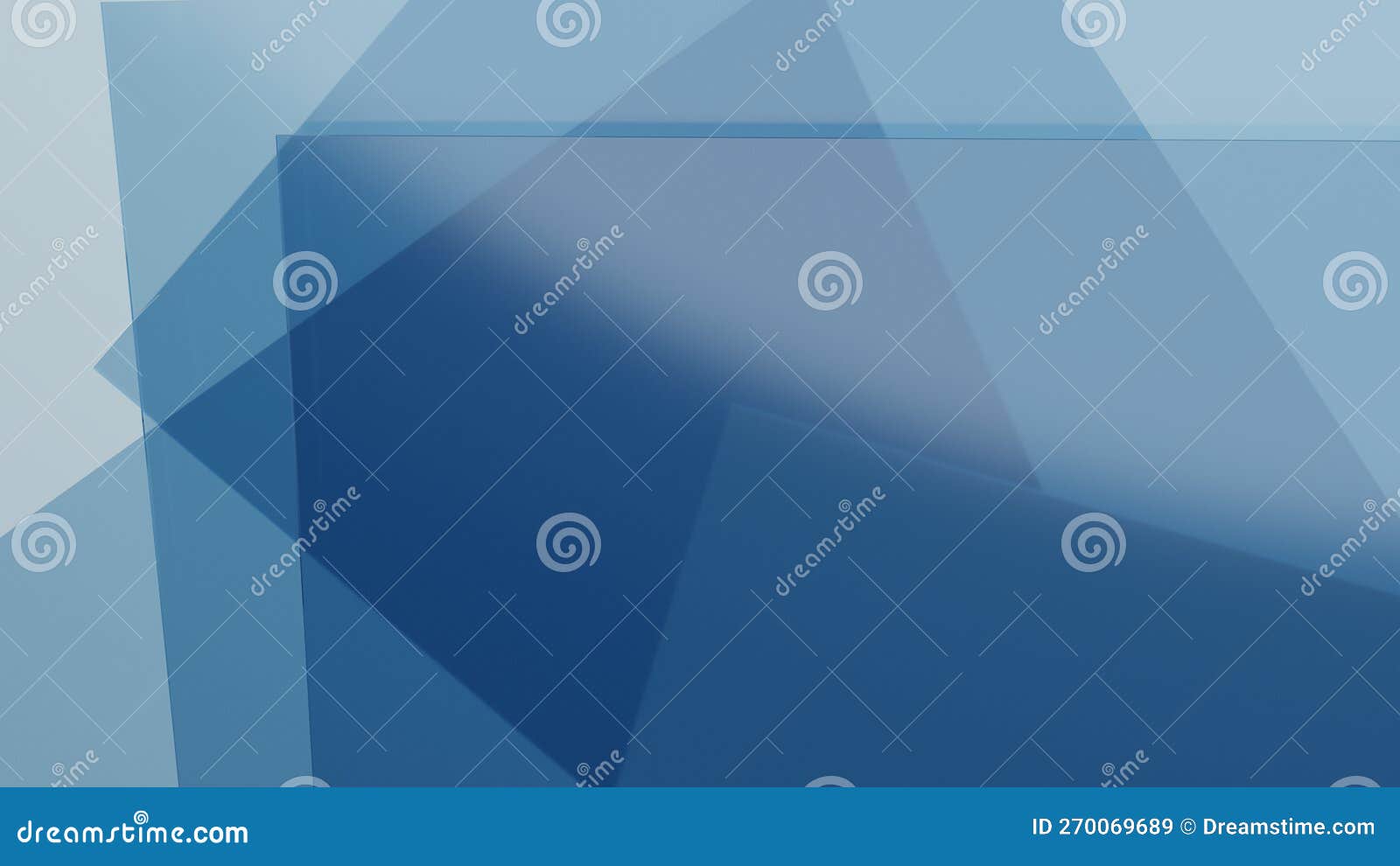 Abstract Colorful Blue 3D Illustration with Square Transparent Shapes ... Abstract Colorful Blue 3D Illustration with Square Transparent Shapes ...