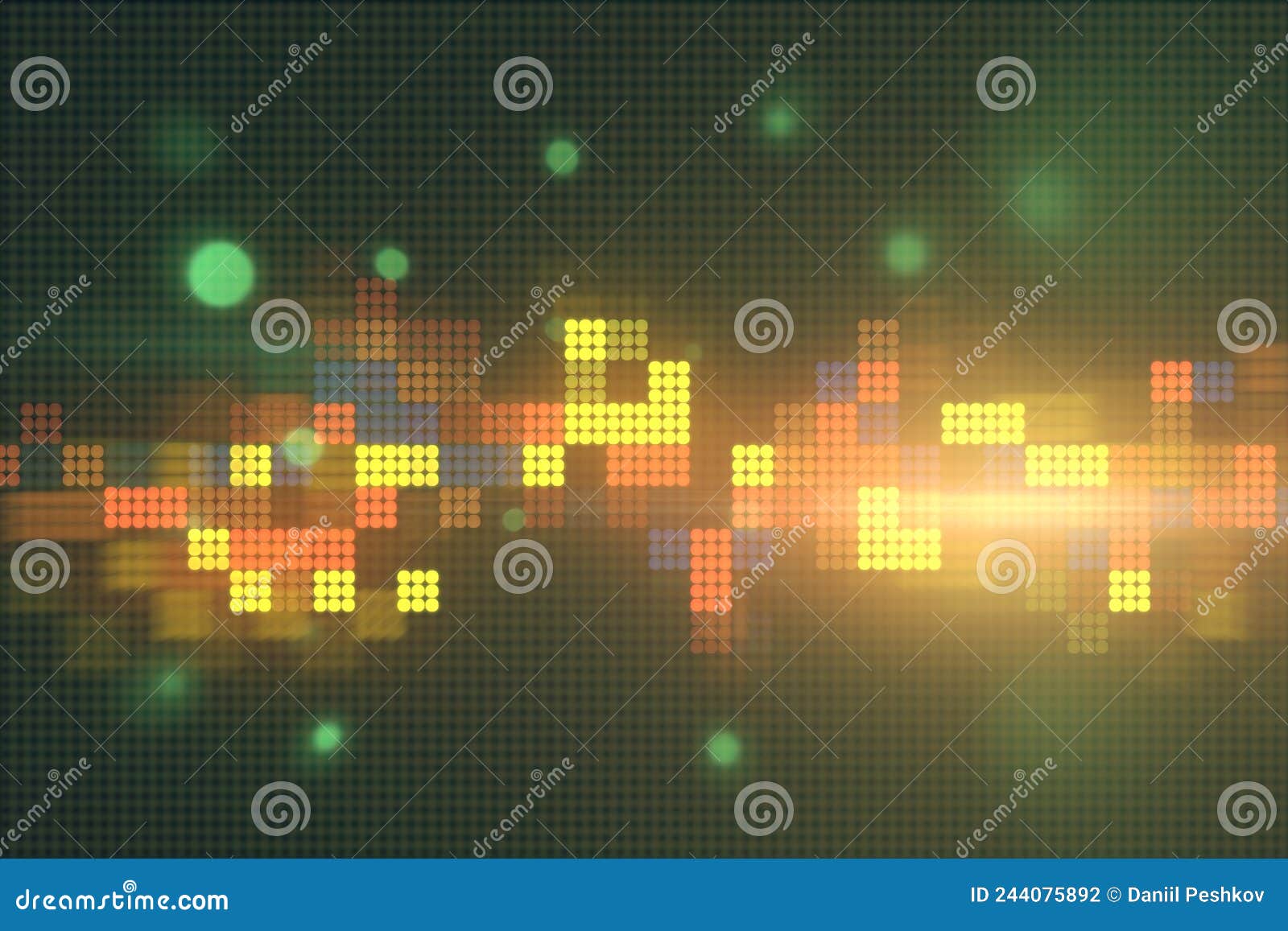 Abstract Colorful Blurry Pixel Blocks Texture. Bg and Technology ...