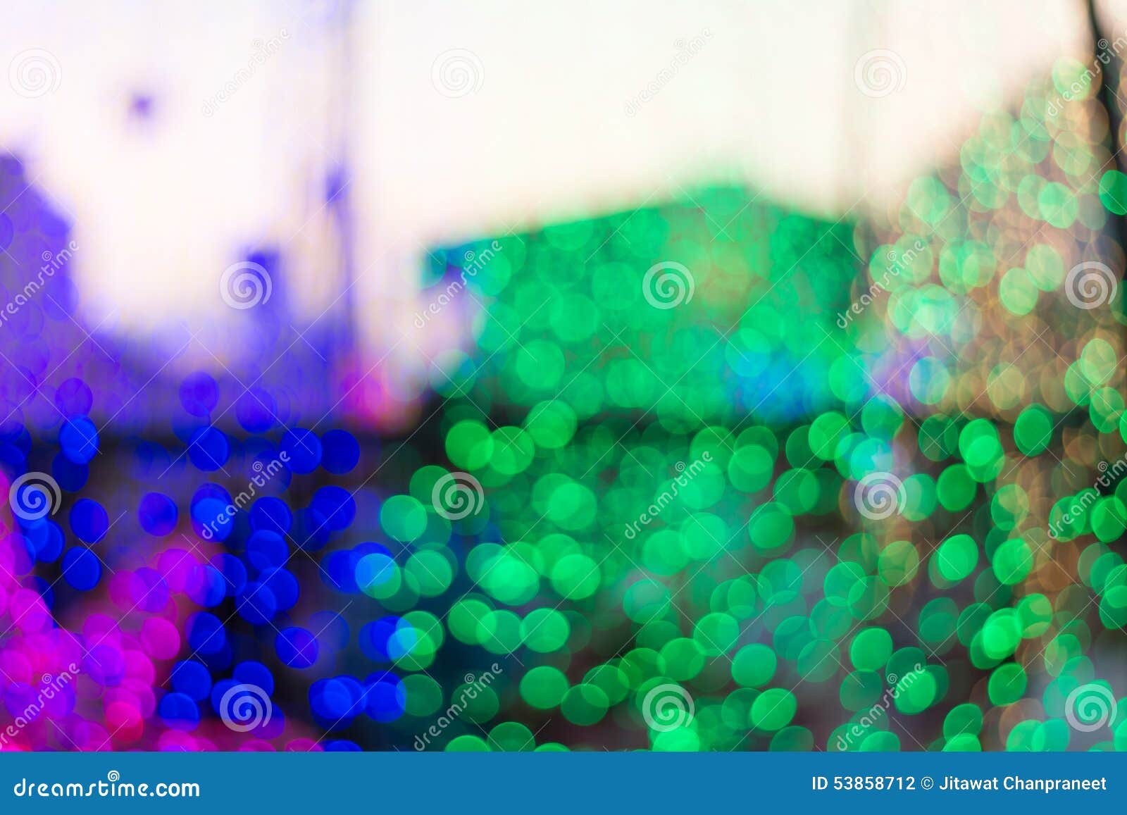 Abstract Colorful Bokeh Background Form Light Stock Photo - Image of ...