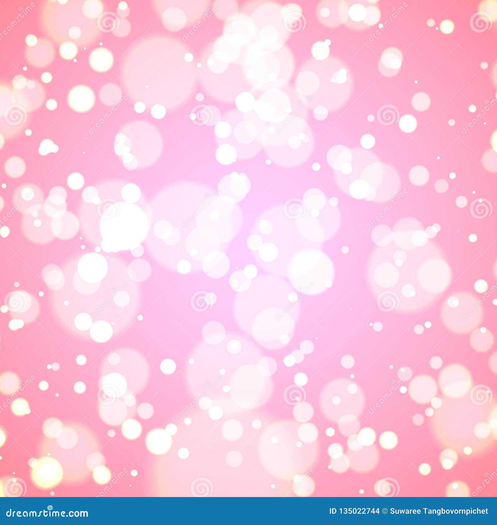 Abstract Colorful Bokeh and Glowing Spakling Shining Particles in ...