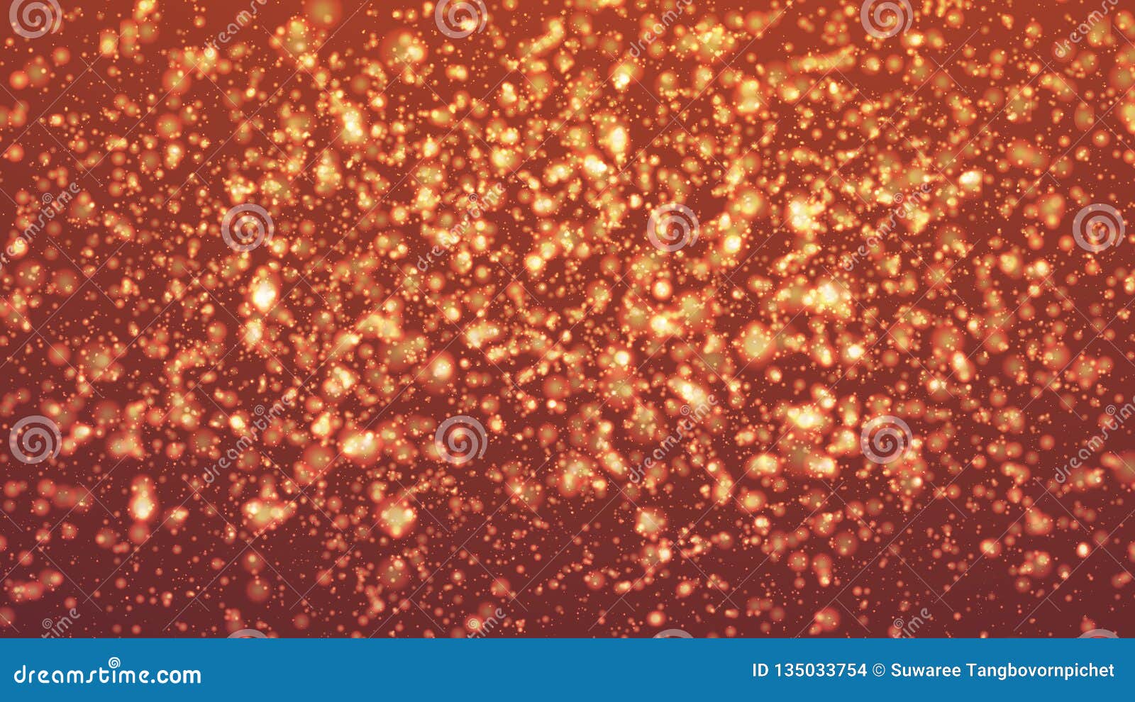 Abstract Colorful Bokeh and Glowing Spakling Shining Particles in ...