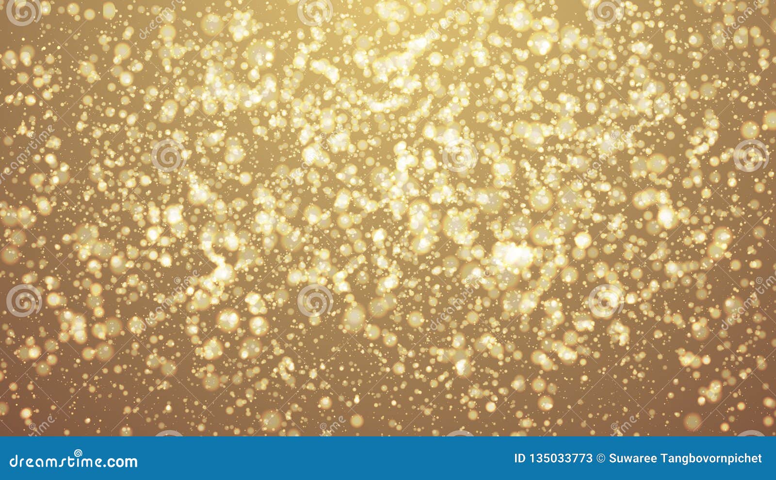 Abstract Colorful Bokeh and Glowing Spakling Shining Particles in ...