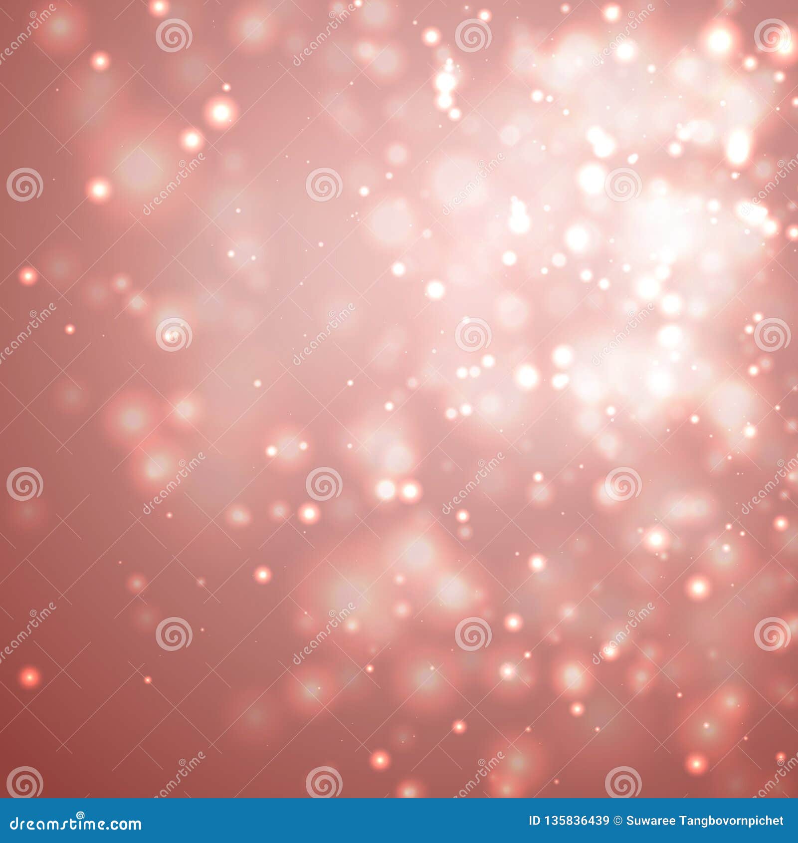 Abstract Colorful Bokeh and Glowing Spakling Shining Particles in ...