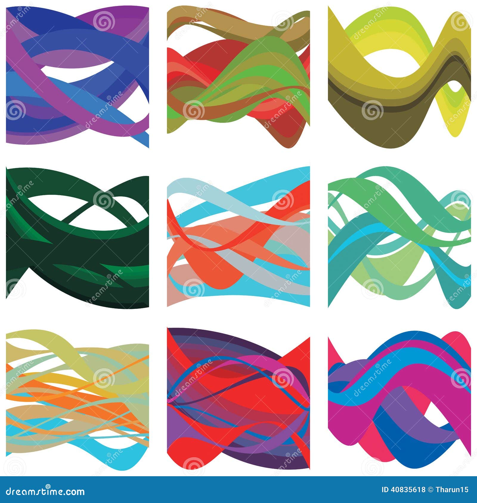 Abstract Colorful Brain Waves Stock Illustration - Illustration of wave ...