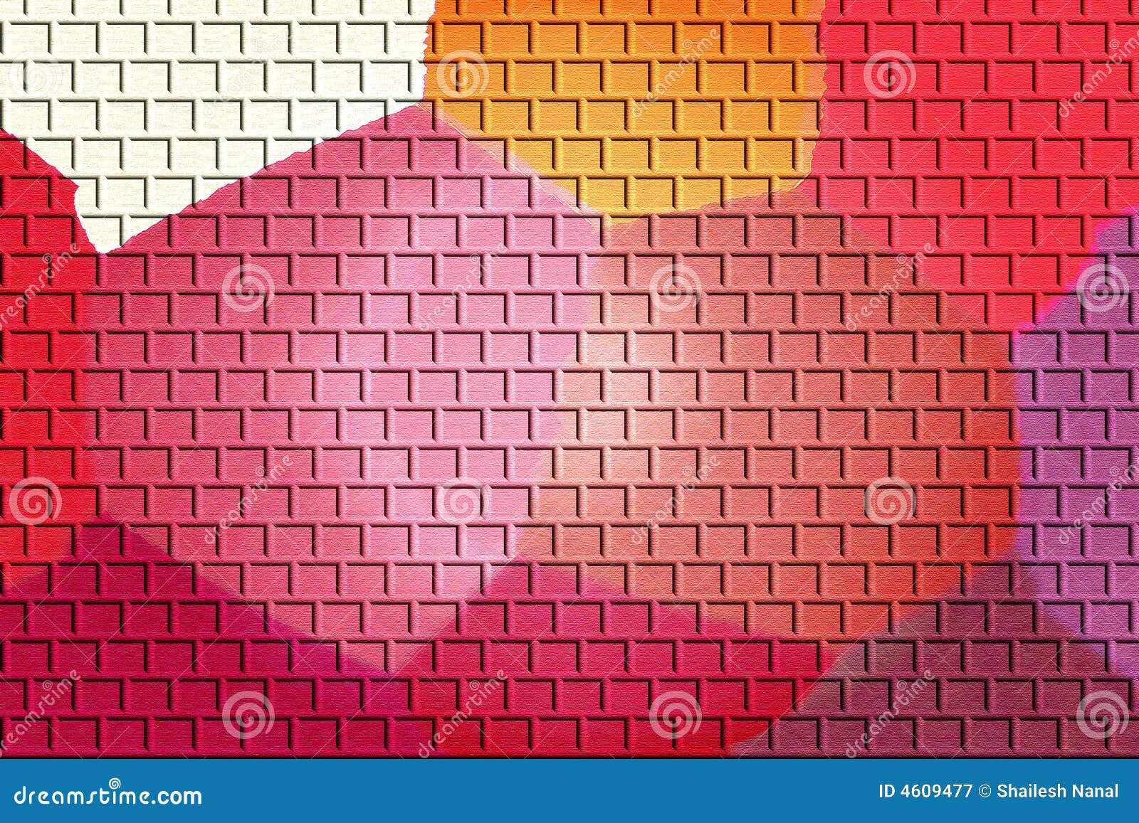 Abstract colorful bricks stock image. Image of shaded - 4609477