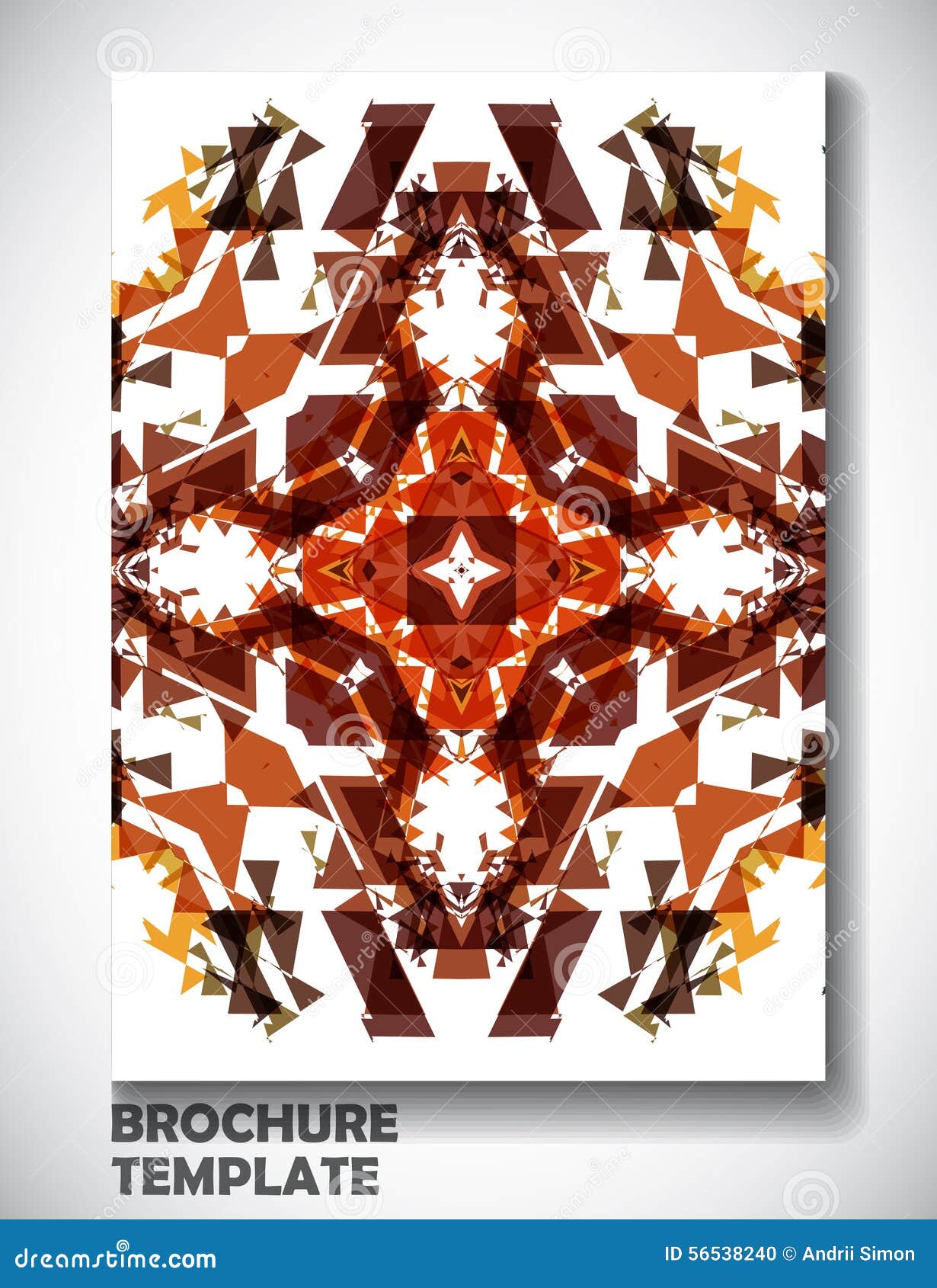 Abstract Colorful Brochure Template Stock Vector - Illustration of ...