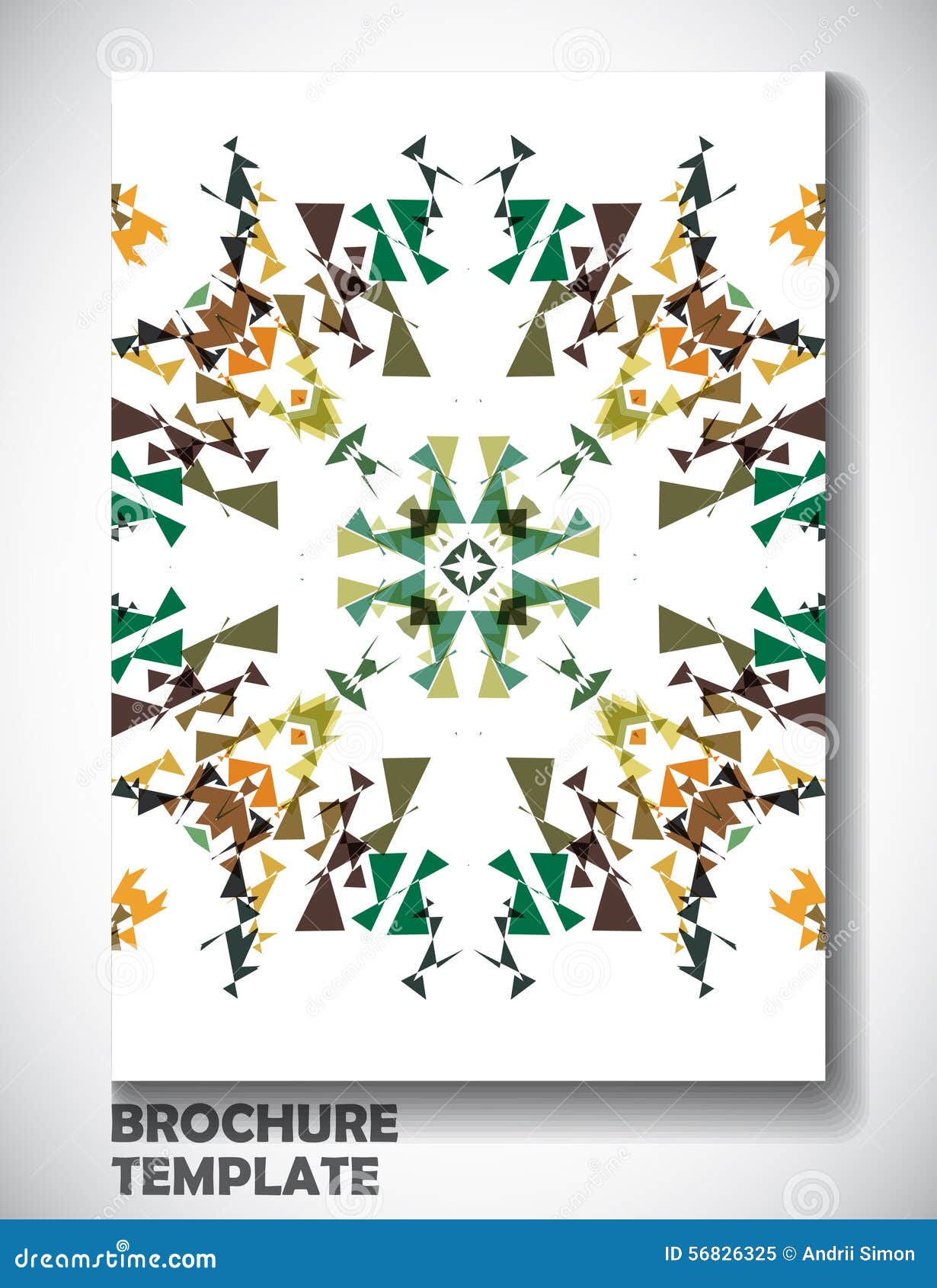 Abstract Colorful Brochure Template Stock Vector - Illustration of ...