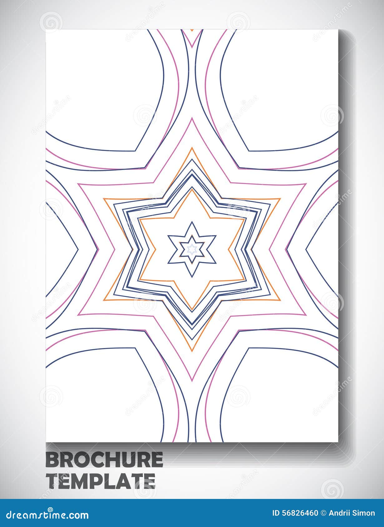 Abstract Colorful Brochure Template Stock Vector - Illustration of ...