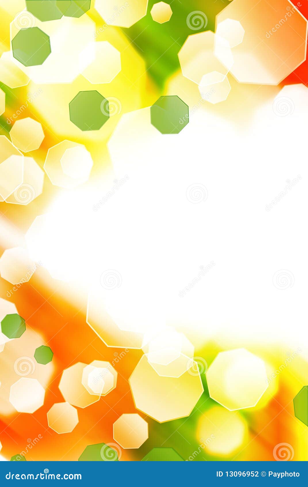 Abstract Colorful Bubble Shape Border Stock Illustration - Illustration ...