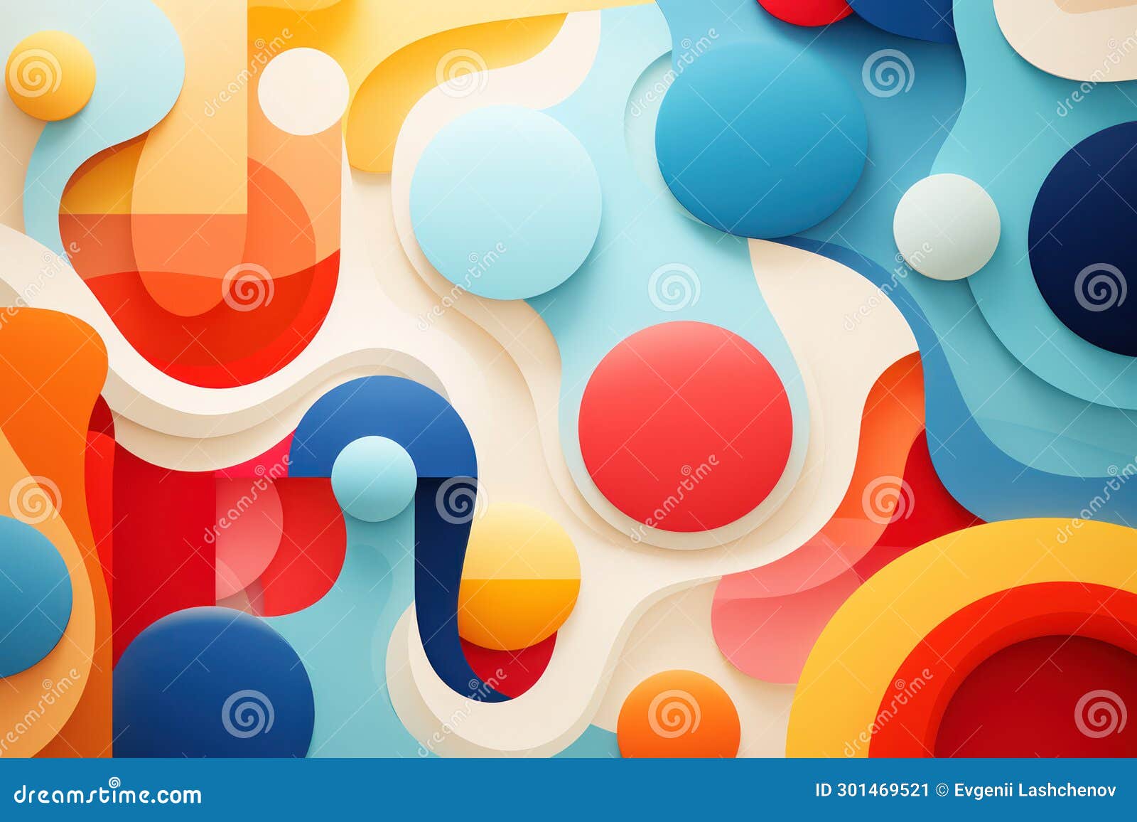 Abstract Colorful Bubbles AI Generation Stock Image - Image of artistic ...