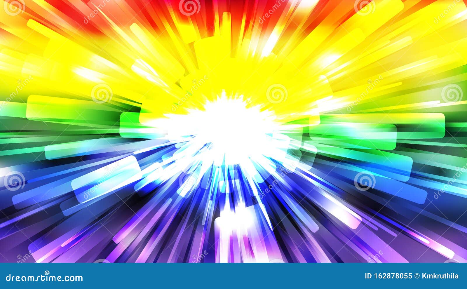 Abstract Colorful Burst Background Vector Image Stock Vector ...