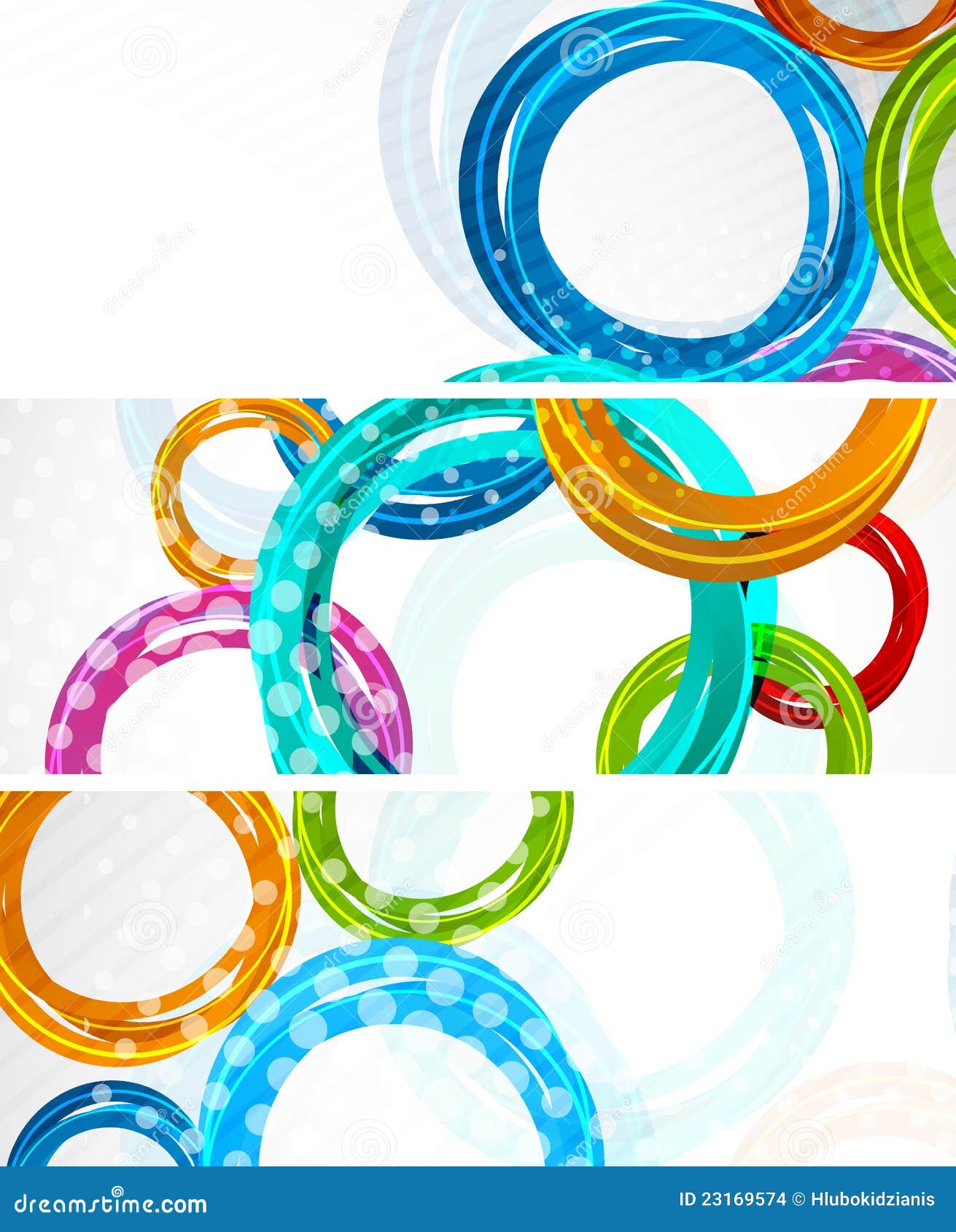 Abstract colorful circle stock vector. Illustration of color - 23169574