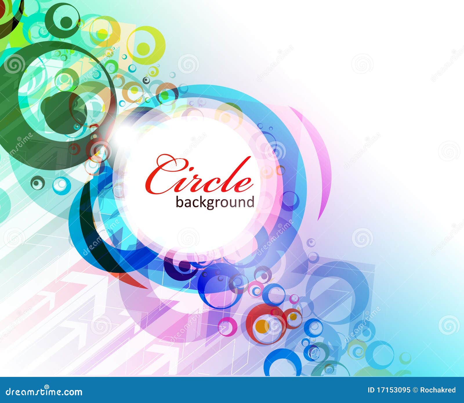 Abstract Colorful Circle Background Stock Vector - Illustration of ...