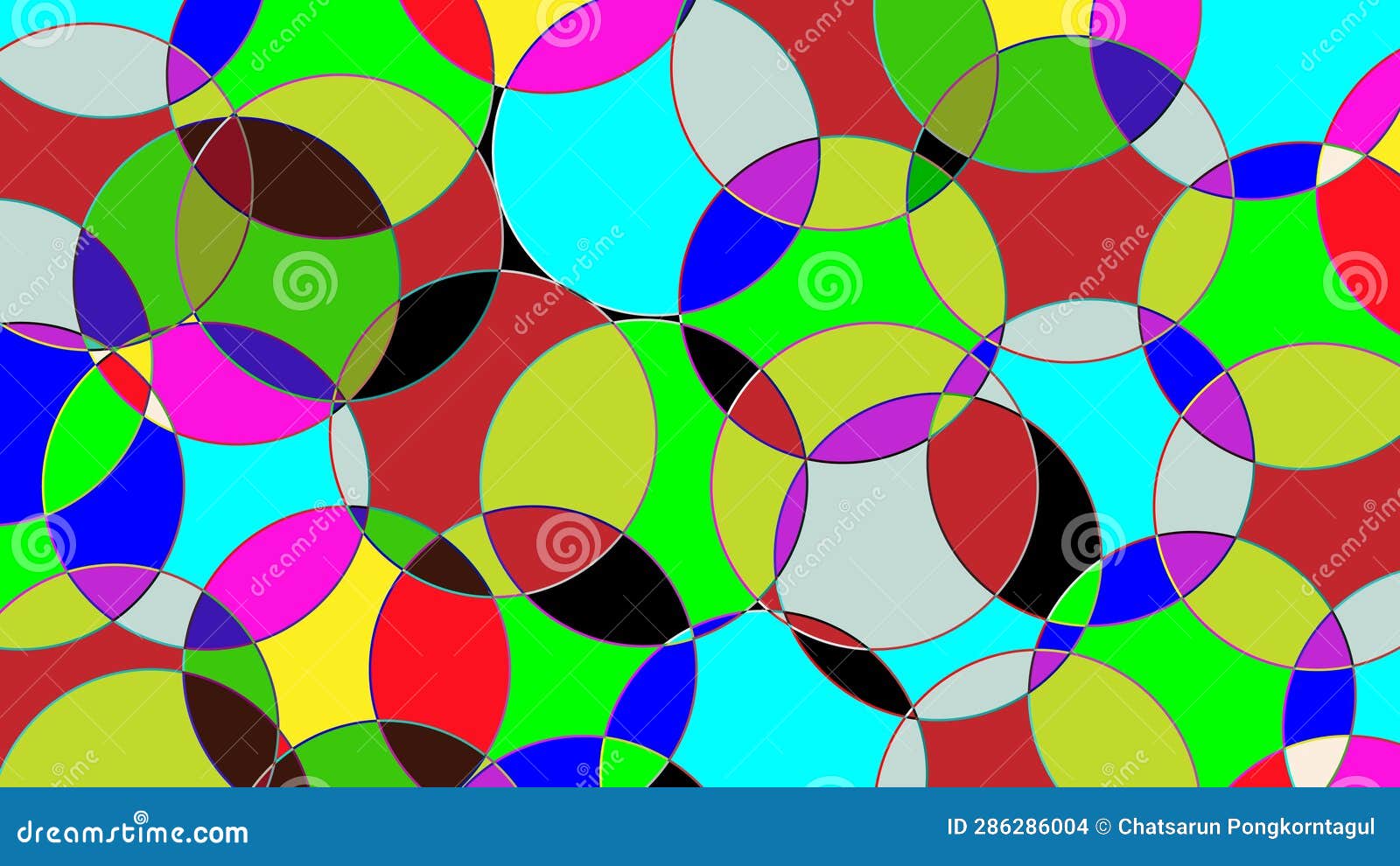 Abstract Colorful Circle Shine And Layer Element For Presentation ...
