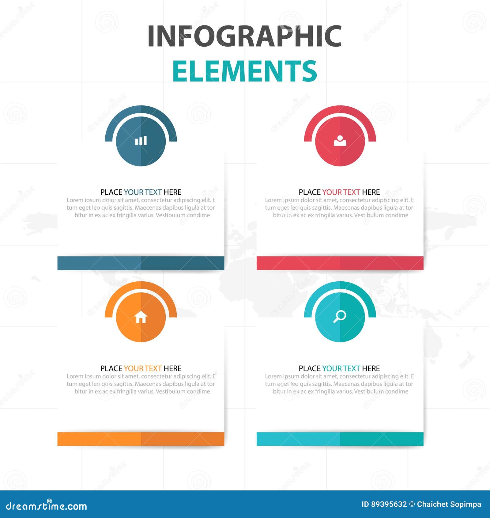 Circle Text Infographic Templates For Business Vector Illustration, Can ...