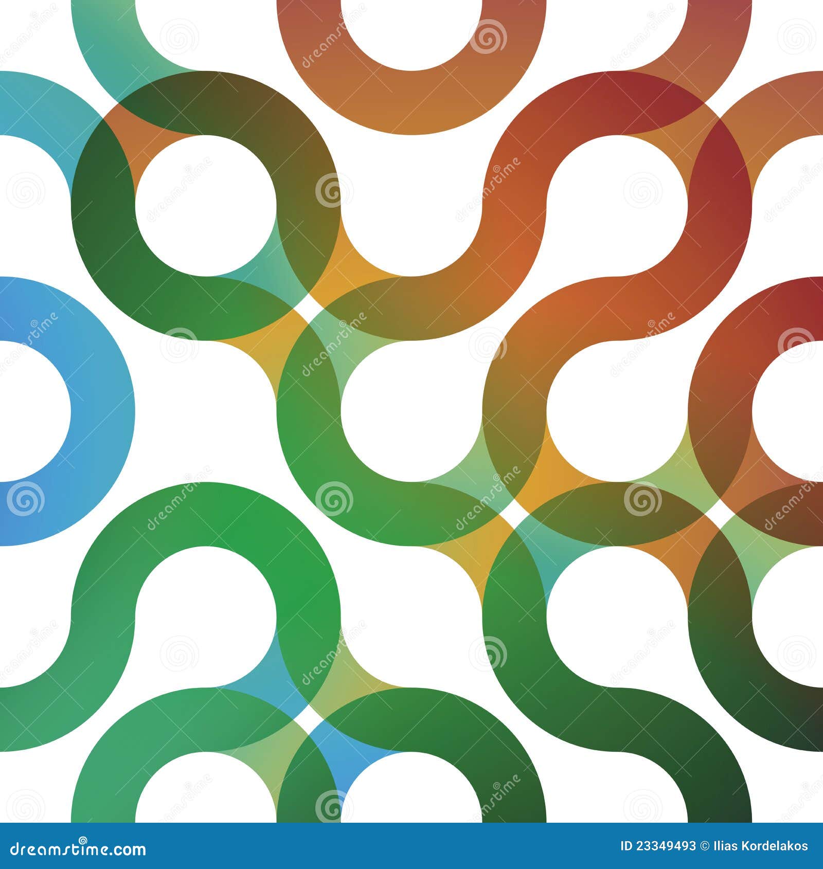 Abstract colorful circles stock illustration. Illustration of joined ...