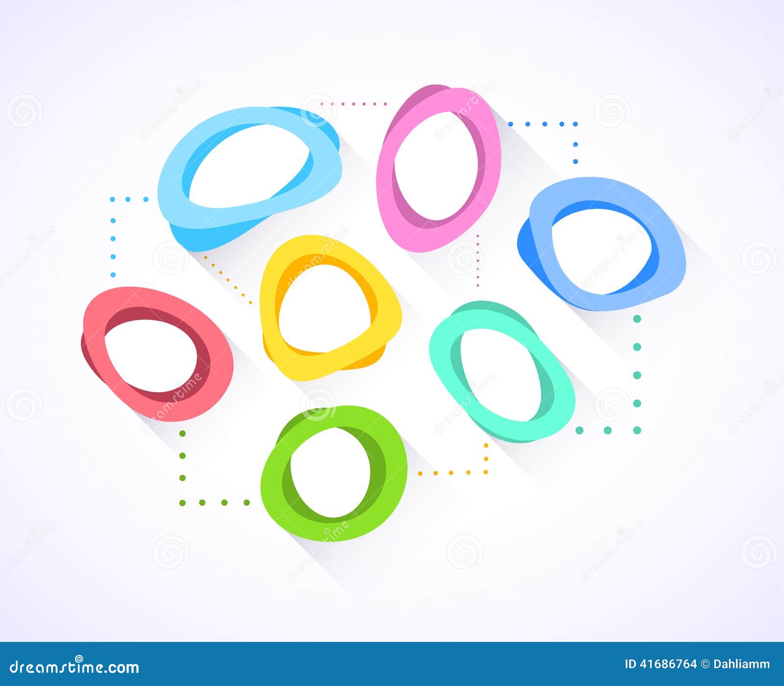 Abstract Colorful Circles, Vector Stock Vector - Illustration of cover ...
