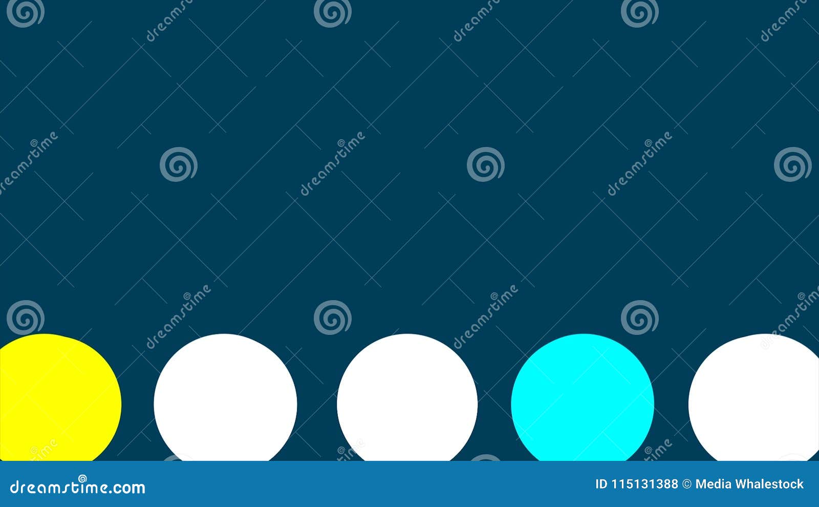 Abstract Colorful Circles Background. 3d Rendering Animation Backdrop ...