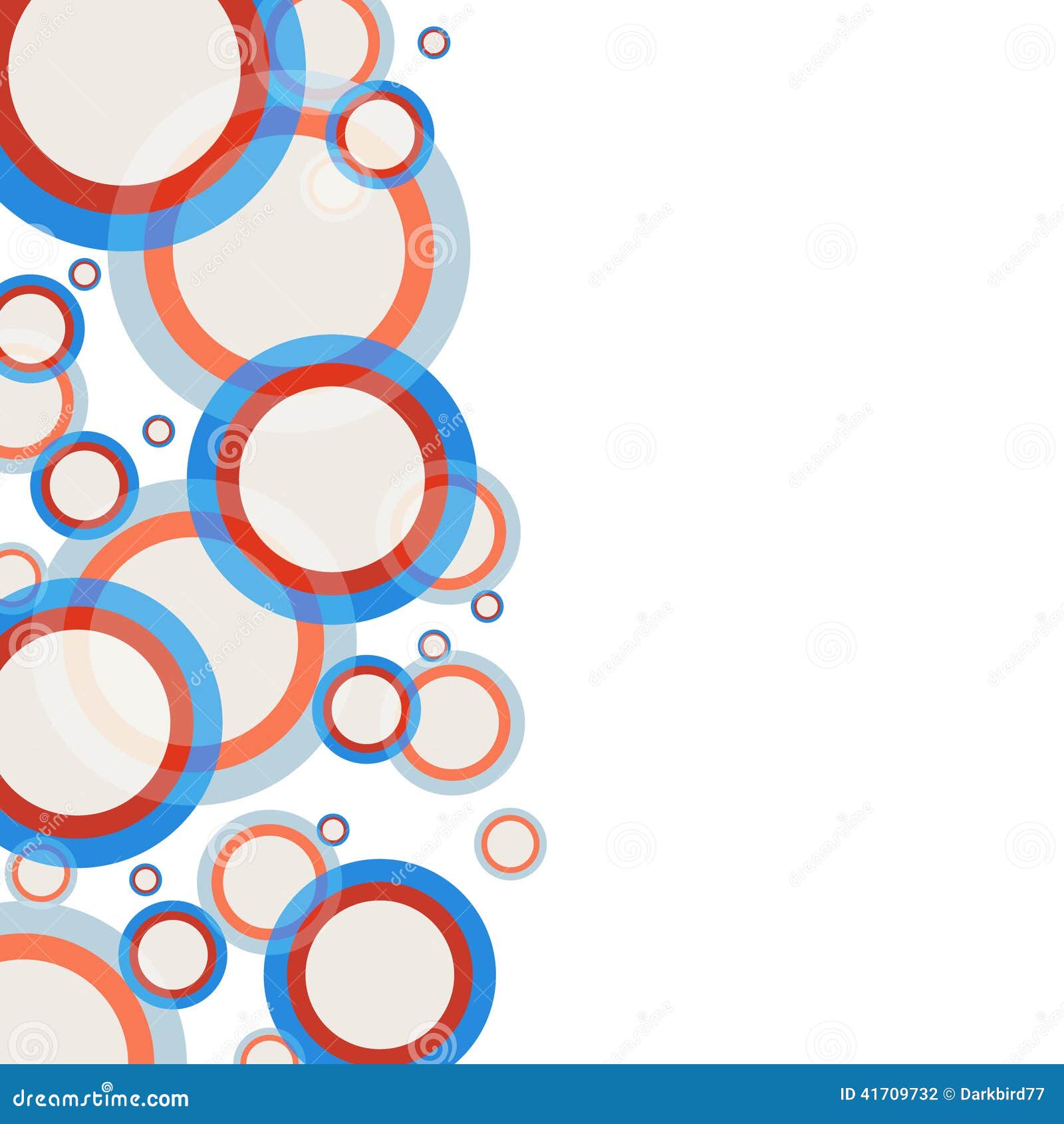 Abstract Colorful Circles Background Stock Illustration - Illustration ...