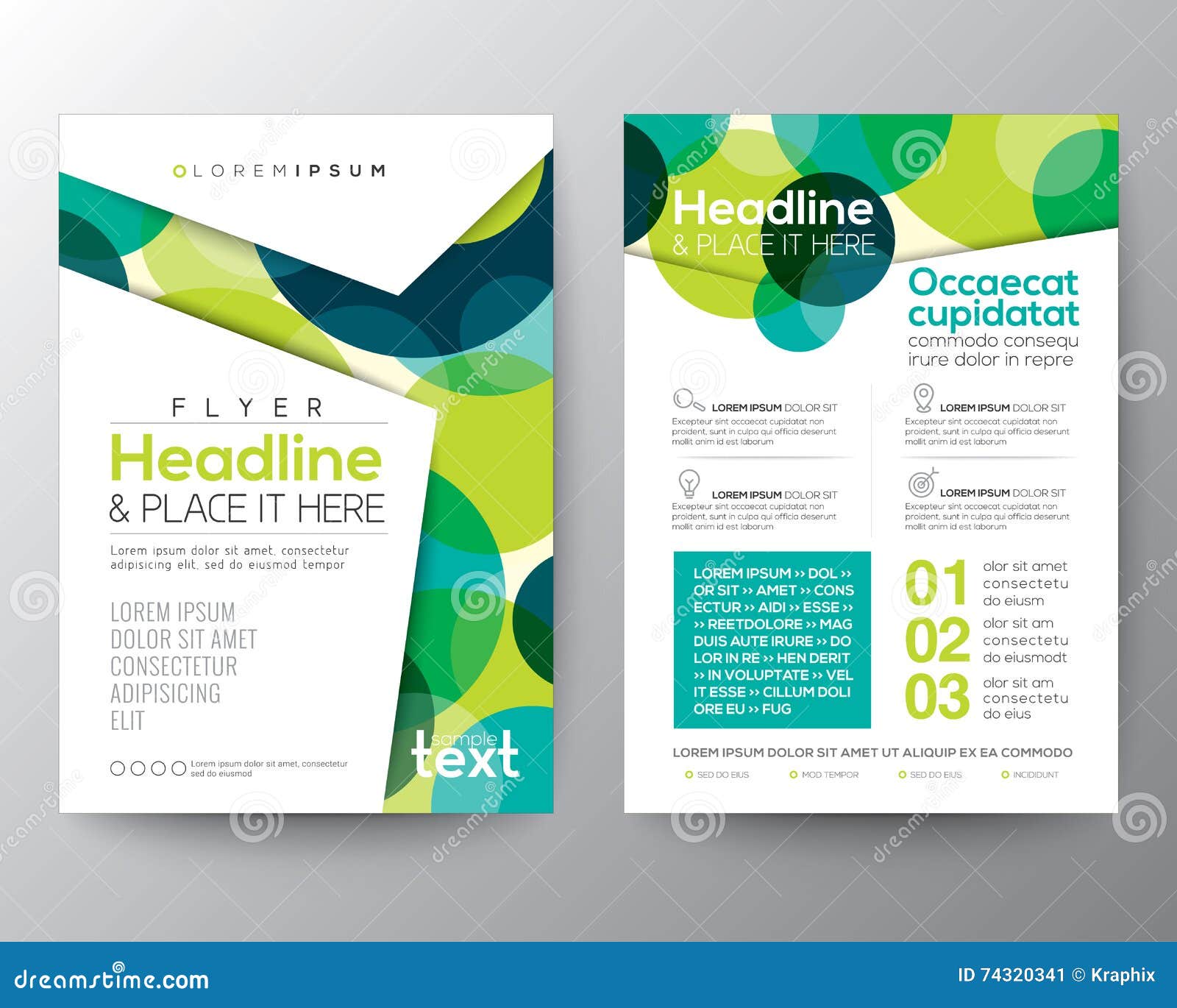 Abstract Colorful Circles Background for Poster Brochure Flyer Stock ...