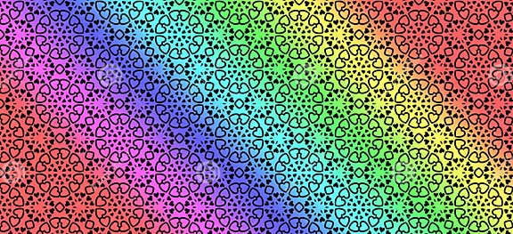 Abstract Colorful Circular Shape Pattern Illustration Stock Image ...