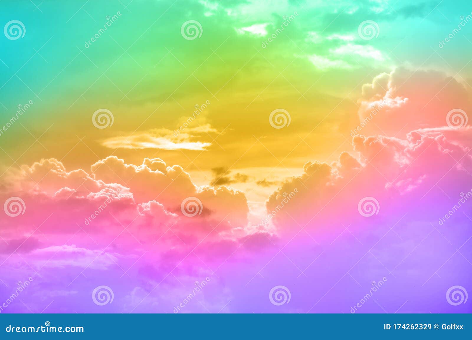 Abstract Colorful Cloud and Sky Background Stock Image - Image of ...