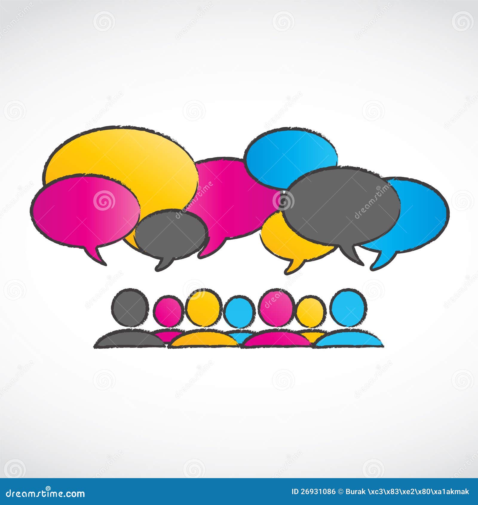 Abstract Colorful Conversation Speech Bubbles Stock Vector ... Abstract Colorful Conversation Speech Bubbles Stock Vector ...