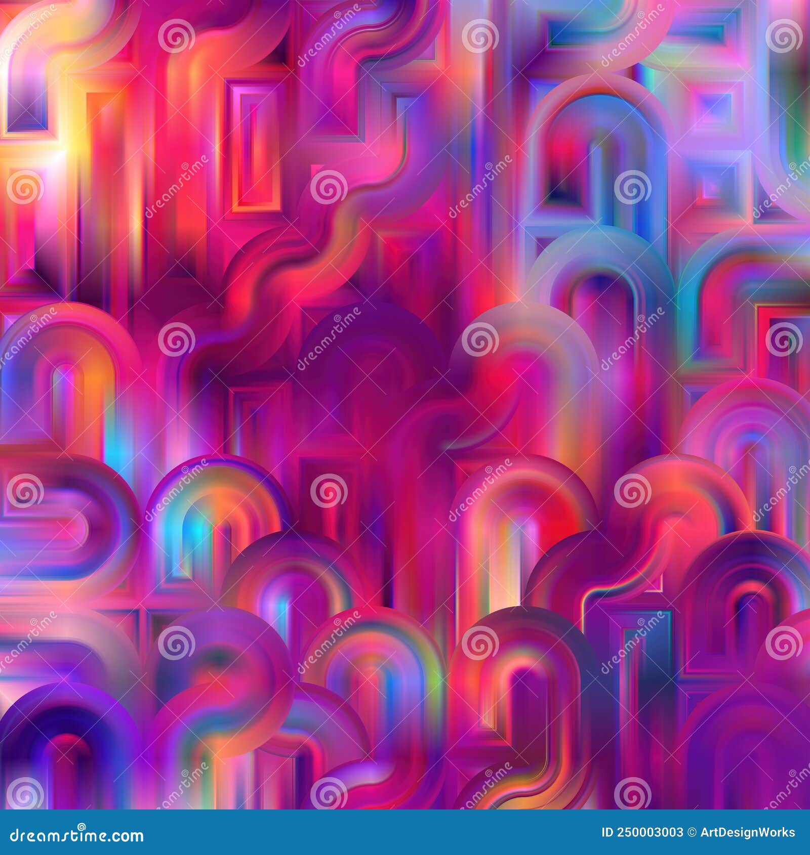 Abstract Colorful Cool Pattern Background Design Stock Illustration ...