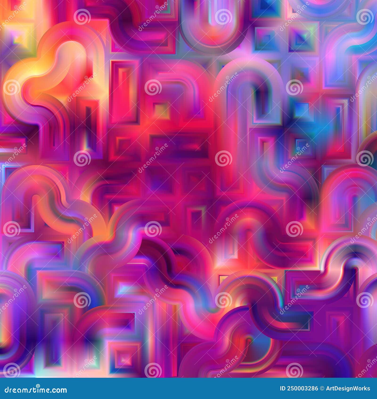 Abstract Colorful Cool Pattern Background Design Stock Illustration ...