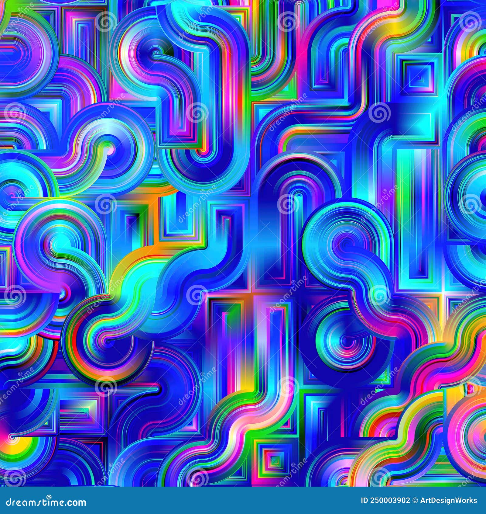 Abstract Colorful Cool Pattern Background Design Stock Illustration ...