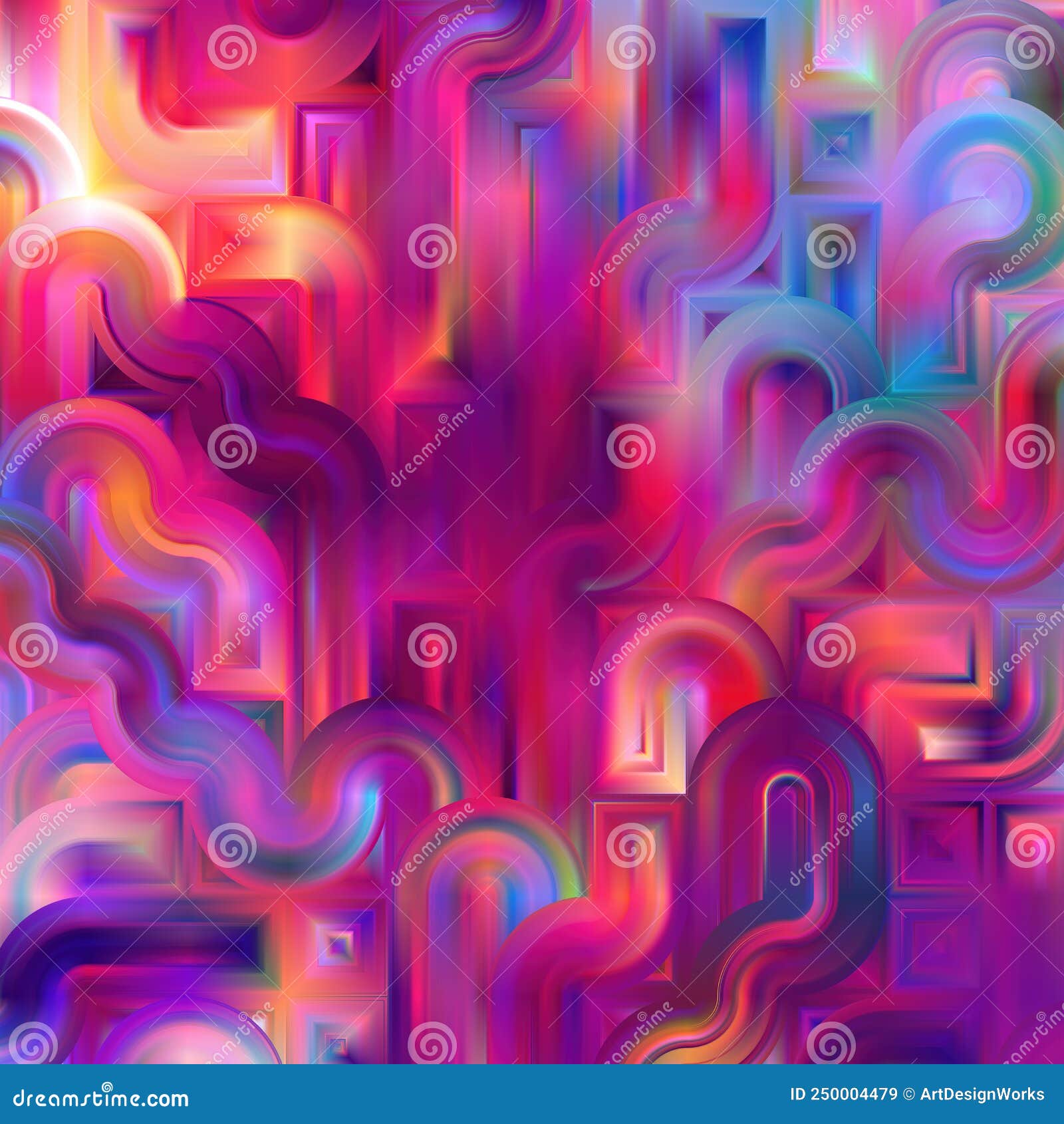 Abstract Colorful Cool Pattern Background Design Stock Illustration ...