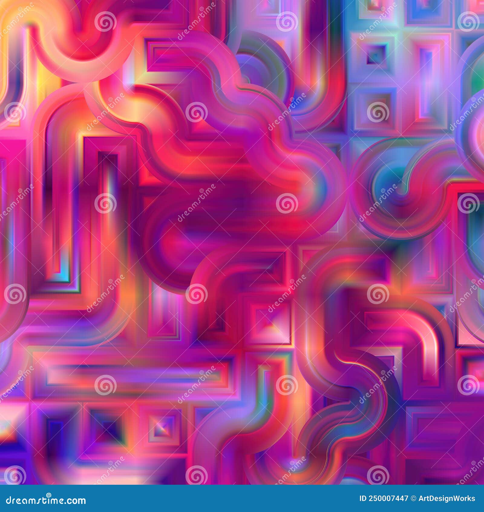 Abstract Colorful Cool Pattern Background Design Stock Illustration ...