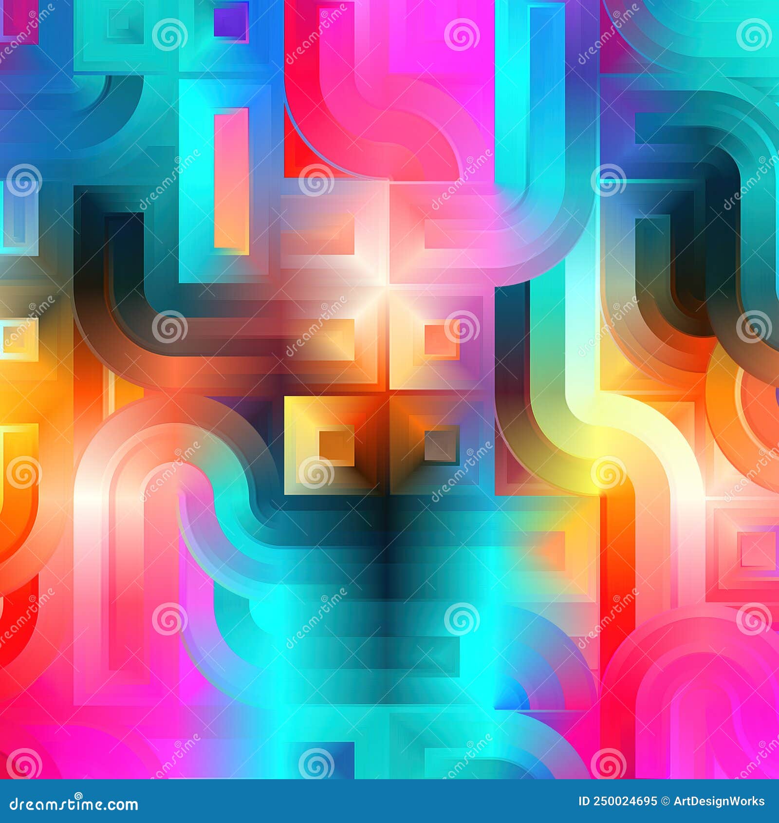 Abstract Colorful Cool Pattern Background Design Stock Illustration ...