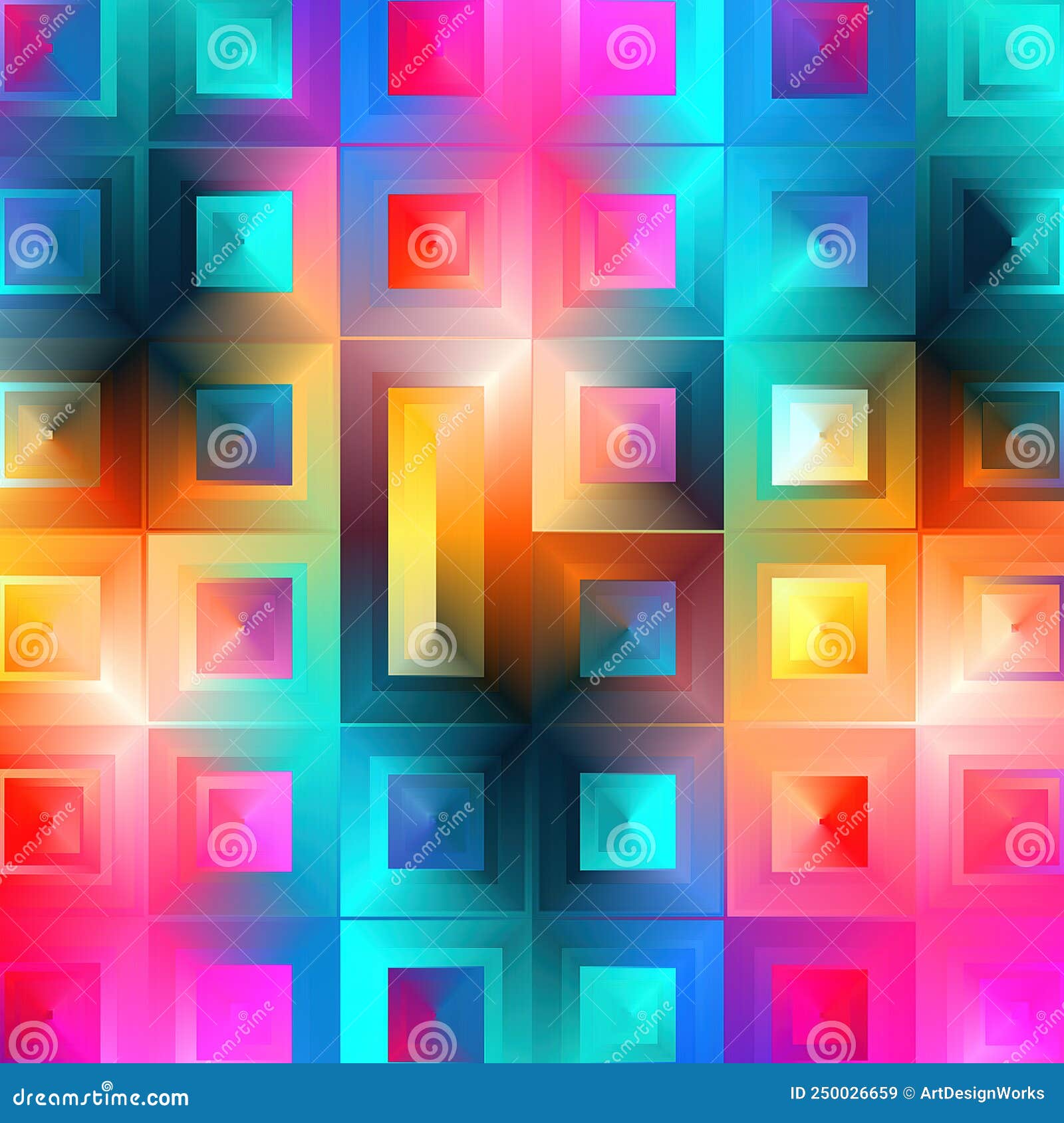 Abstract Colorful Cool Pattern Background Design Stock Illustration ...