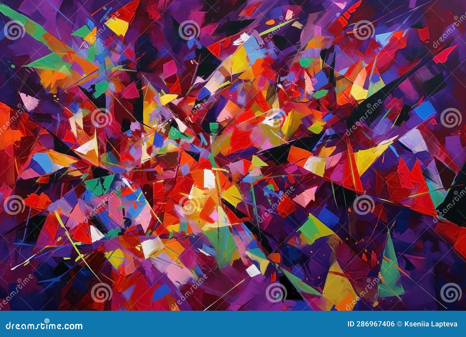 Abstract Colorful Creative Paint Background. Stock Photo - Image of ...