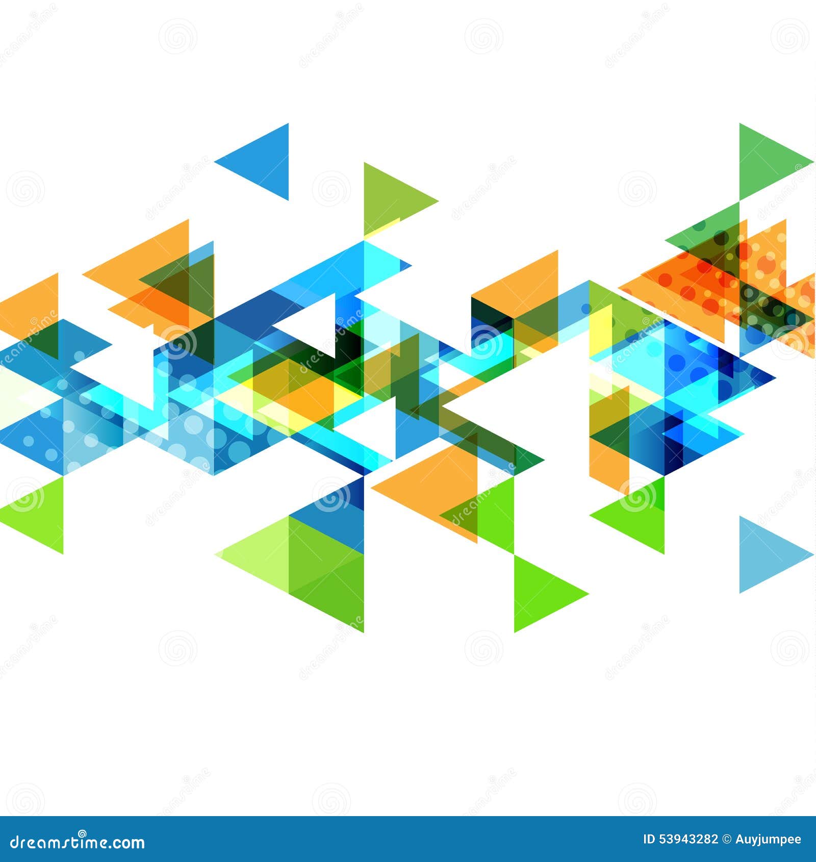 Abstract Colorful and Creative Triangle Background, Vector ...