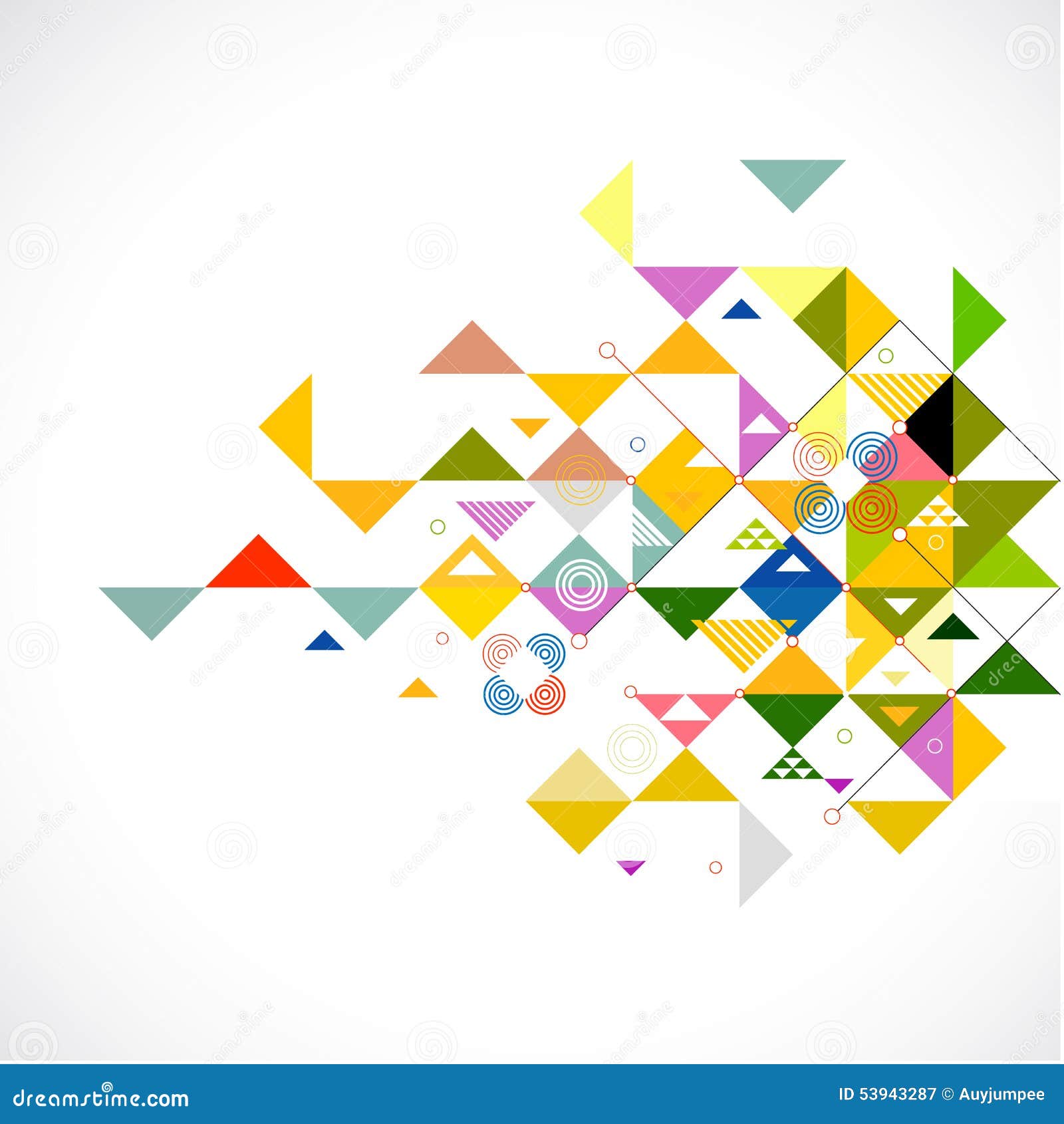 Creative Triangle Modern GBA Letters Logo Vector Illustration ...