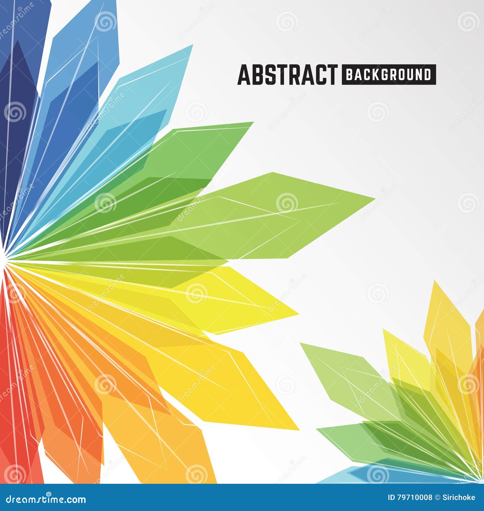 Abstract Colorful Crystal Background Stock Vector - Illustration of ...