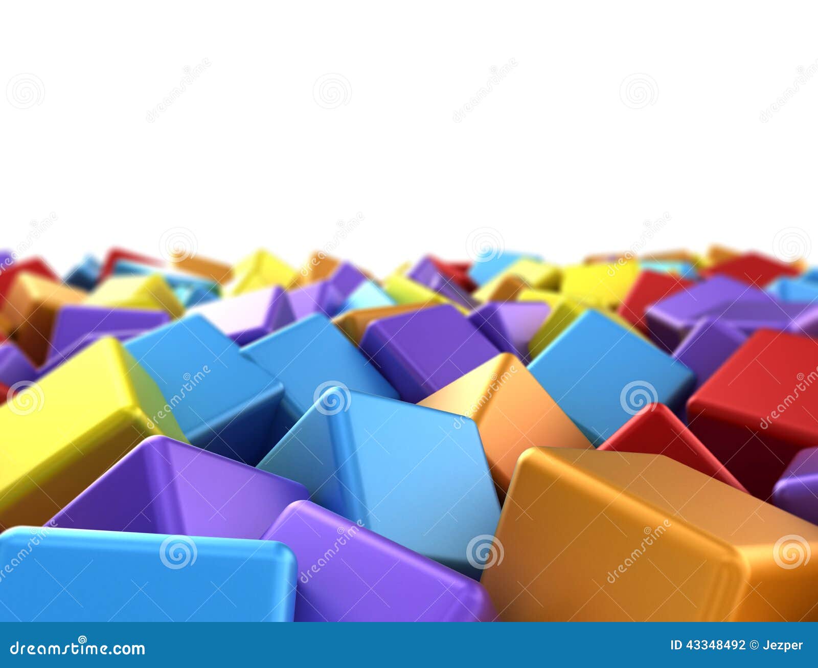 Abstract colorful cubes stock illustration. Illustration of design ...