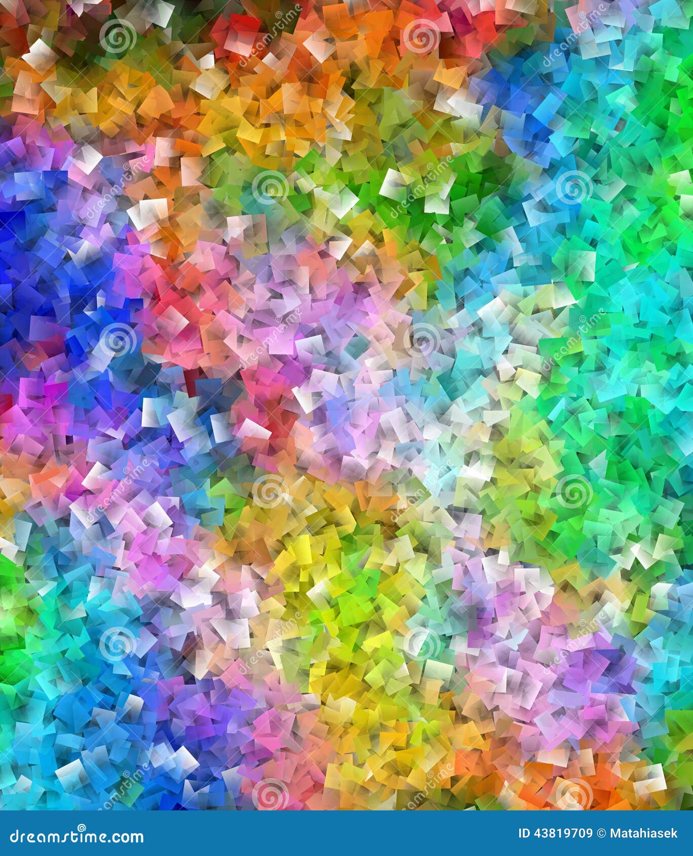 Abstract Colorful Cubist Pattern-squared Layered Background Stock ...