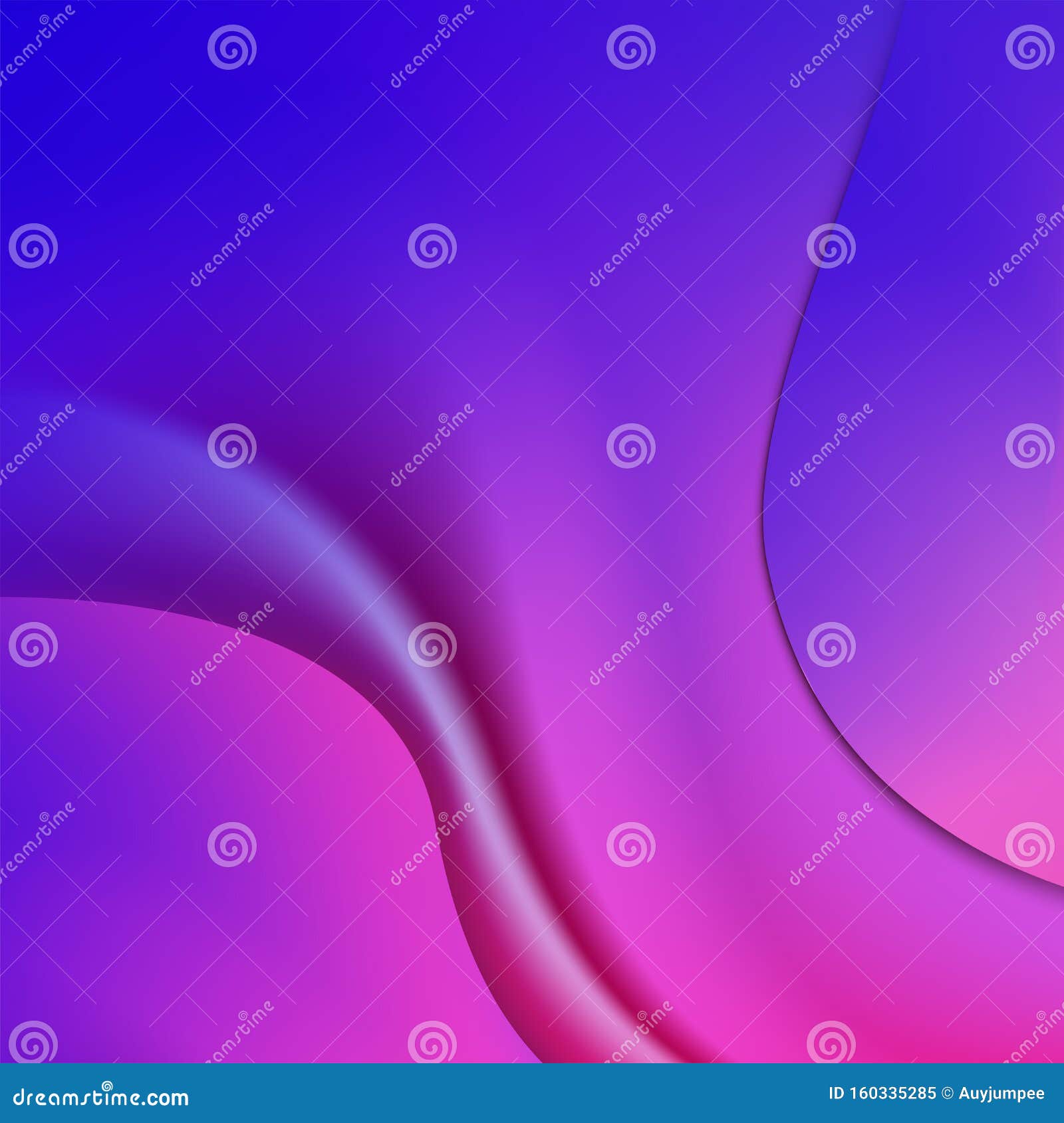 Abstract Colorful Curving and Smooth Flow Background, Vector Stock ...