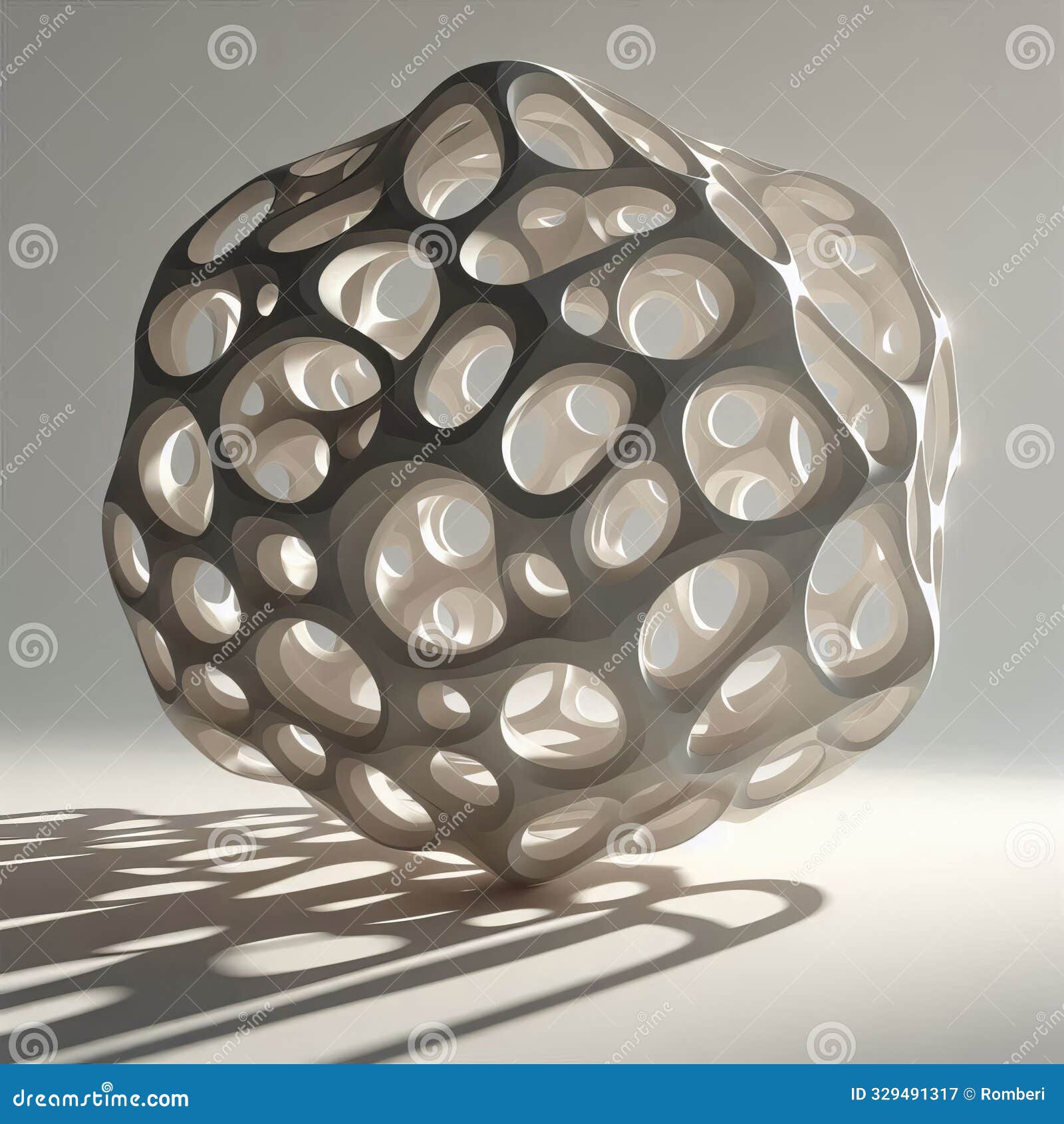 Abstract Colorful 3d Circle Spherical Texture Stock Illustration ...