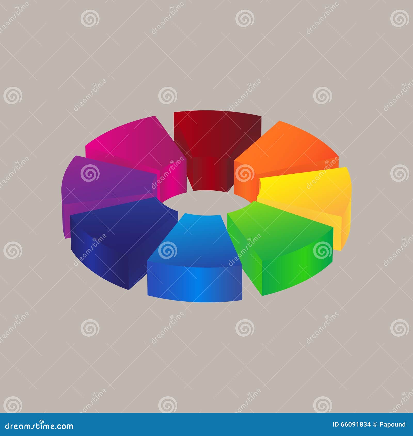Abstract Colorful 3d Icon Logo Design Stock Vector - Illustration of ...