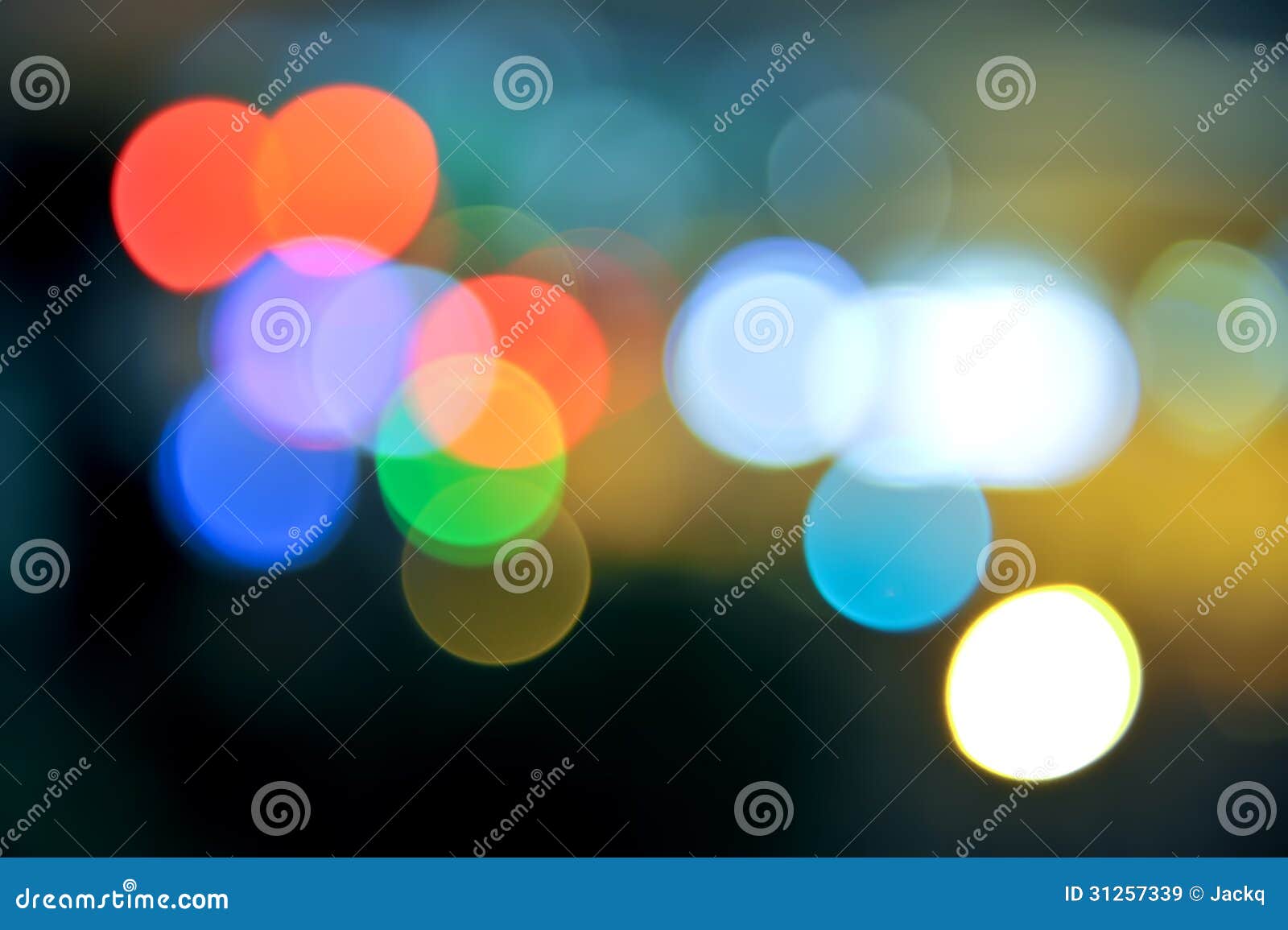 Abstract Colorful Defocused Circular Facula Stock Image - Image of neon ...