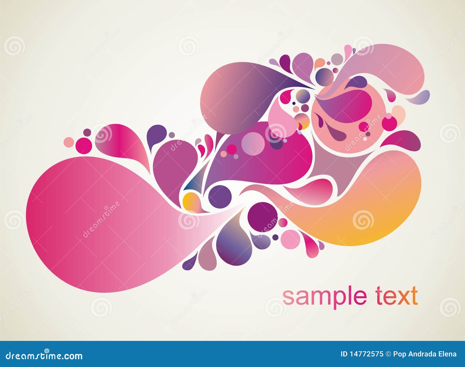 Abstract colorful design stock vector. Illustration of beautiful - 14772575